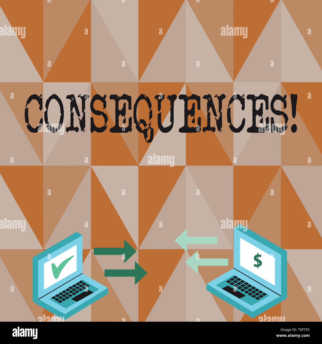 Conceptual hand writing showing Consequences. Concept meaning Result ...