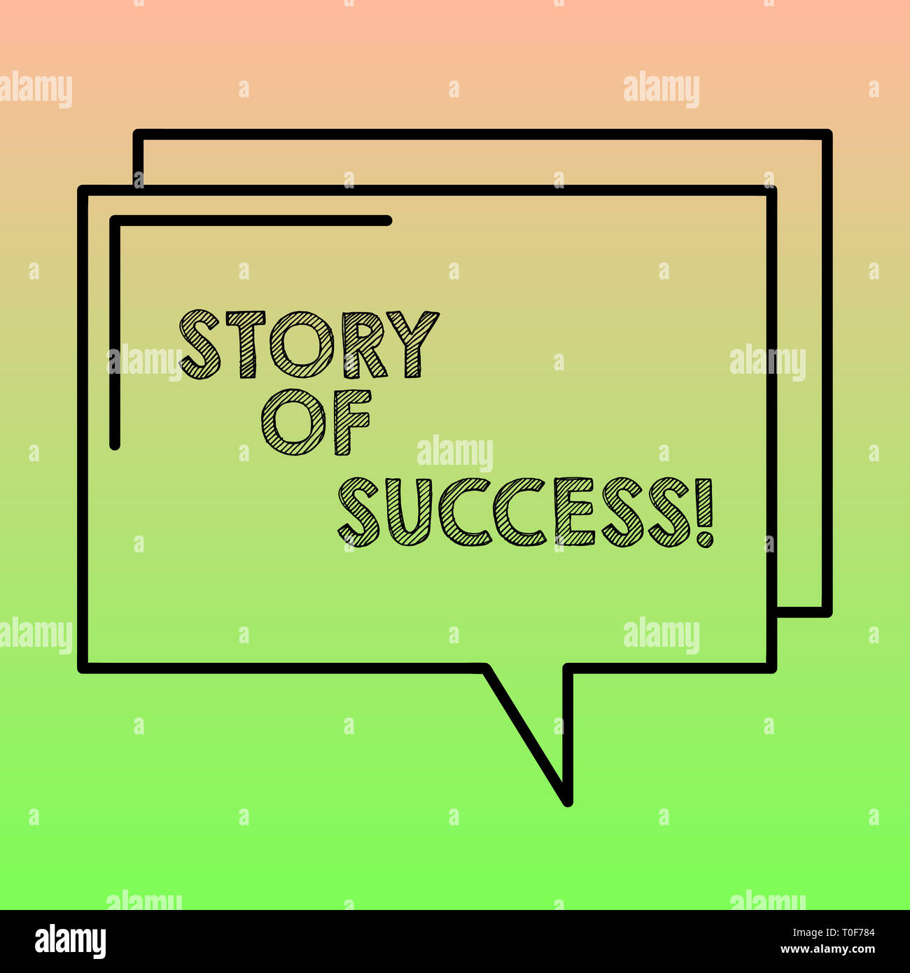 Handwriting text writing Story Of Success. Conceptual photo ...