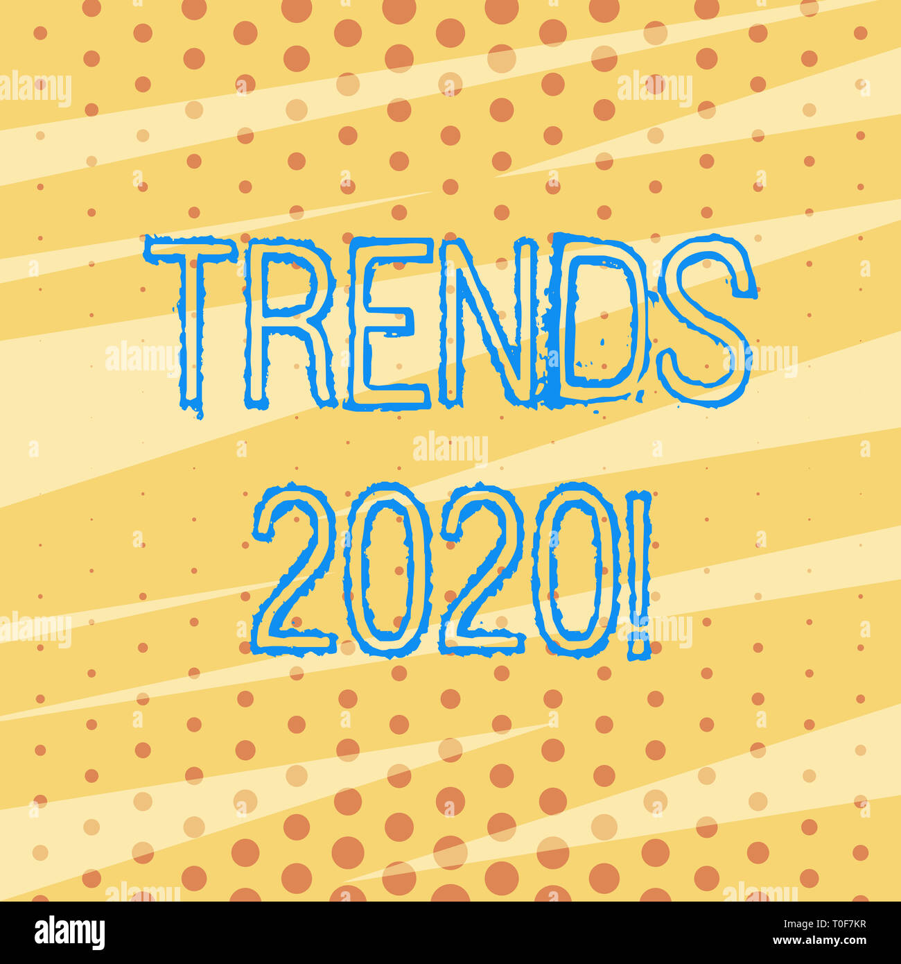 Handwriting text Trends 2020. Conceptual photo general direction in ...