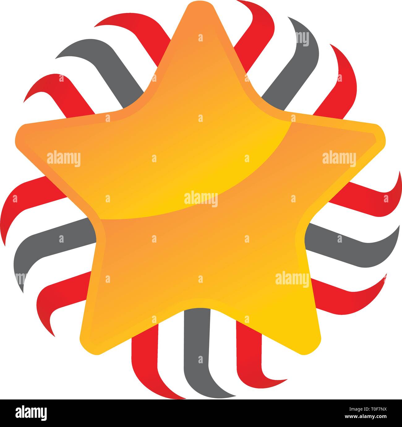 Success Star Logo Design Template Isolated Stock Vector Image & Art - Alamy