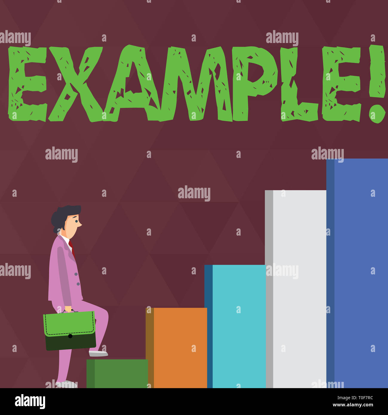 Word writing text Example. Business photo showcasing Illustration ...