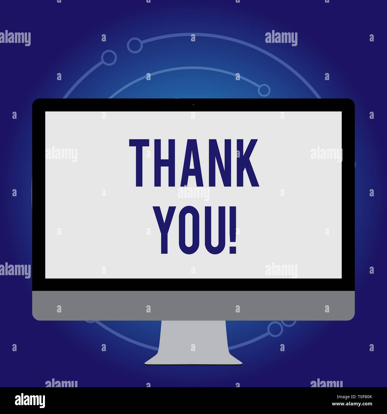 Conceptual hand writing showing Thank You. Concept meaning polite ...