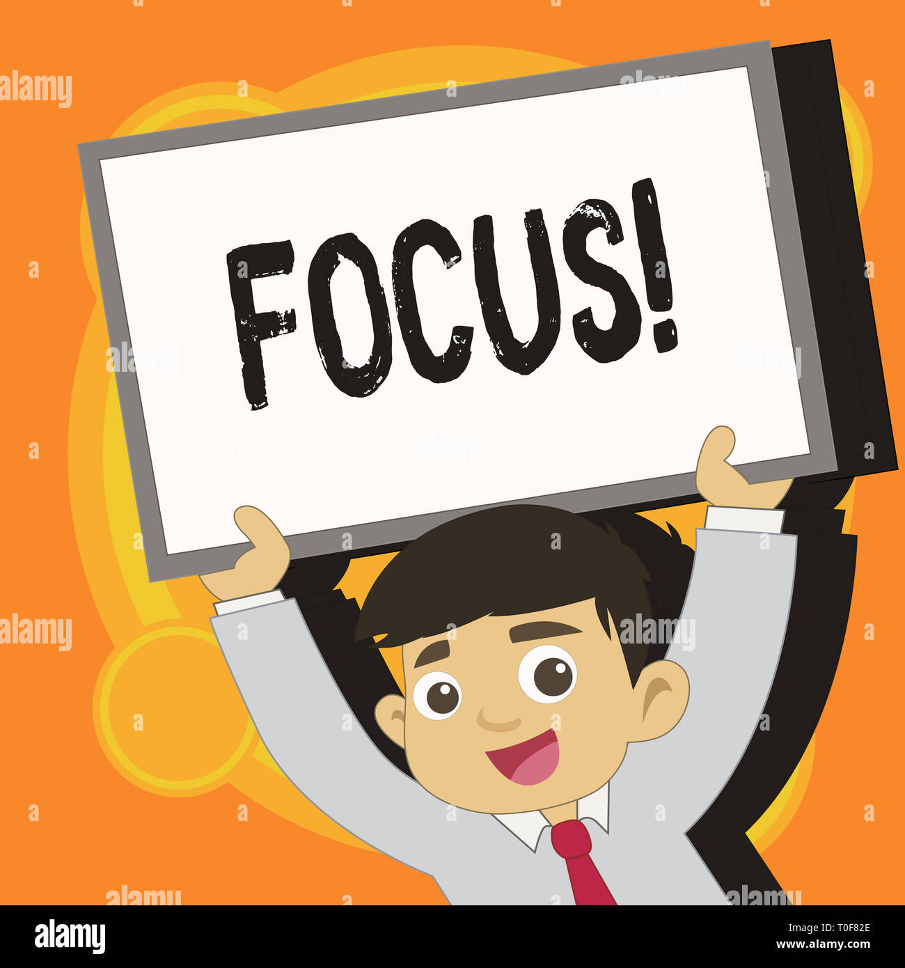 Writing Note Showing Focus Business Concept For Point Of Concentration