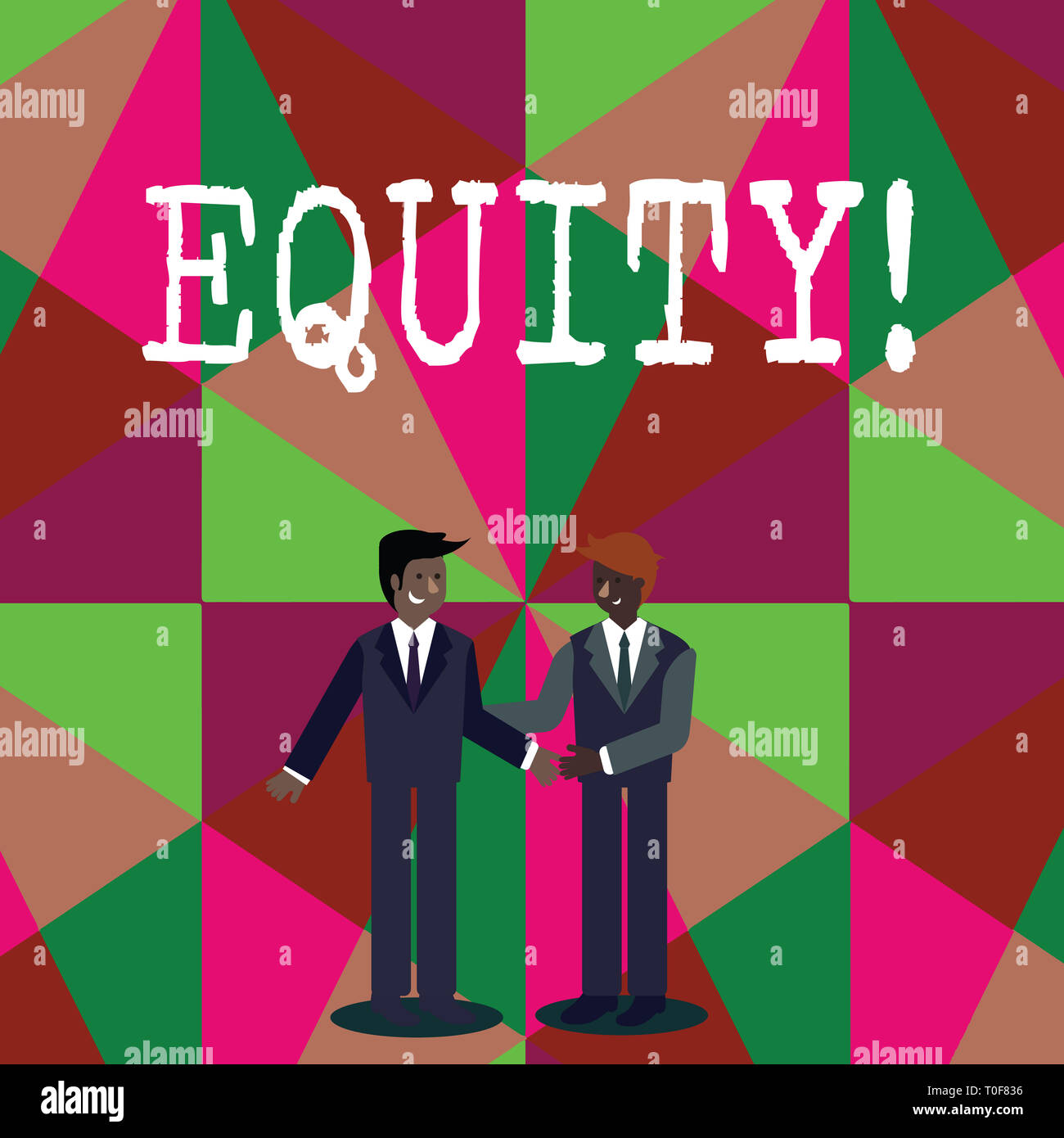 Writing note showing Equity. Business concept for Value of a company ...