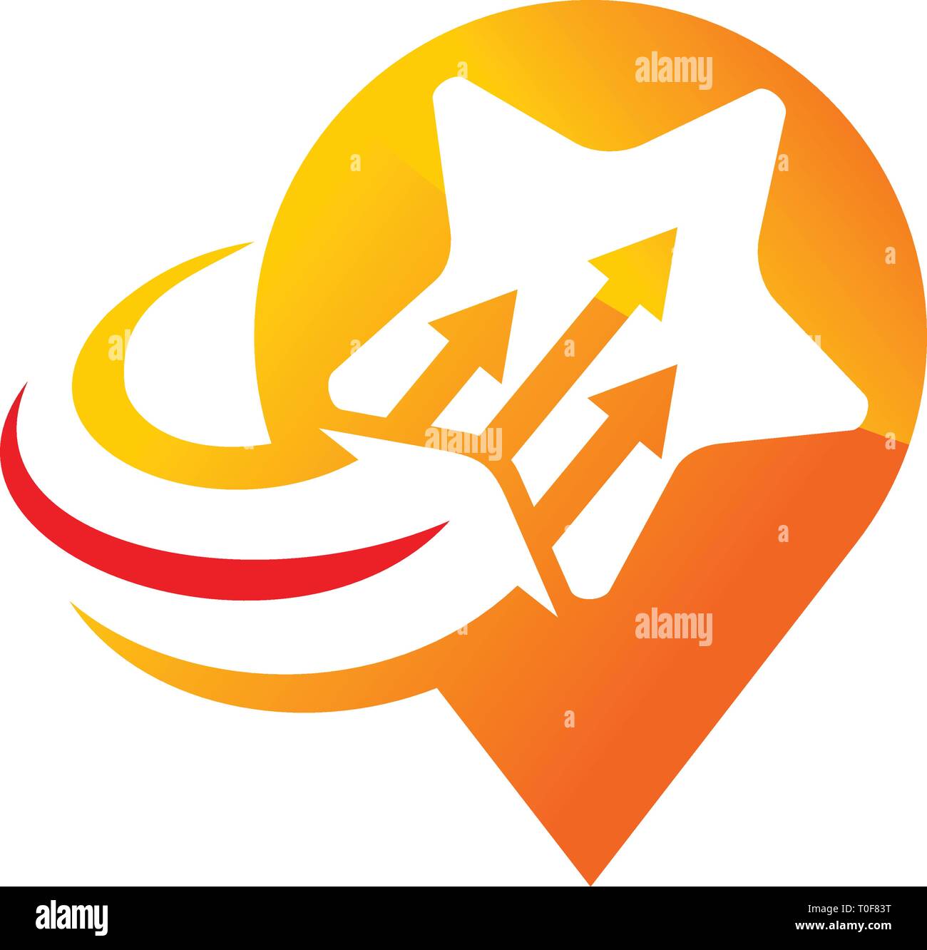 Success Star Logo Design Template Isolated Stock Vector Image & Art - Alamy