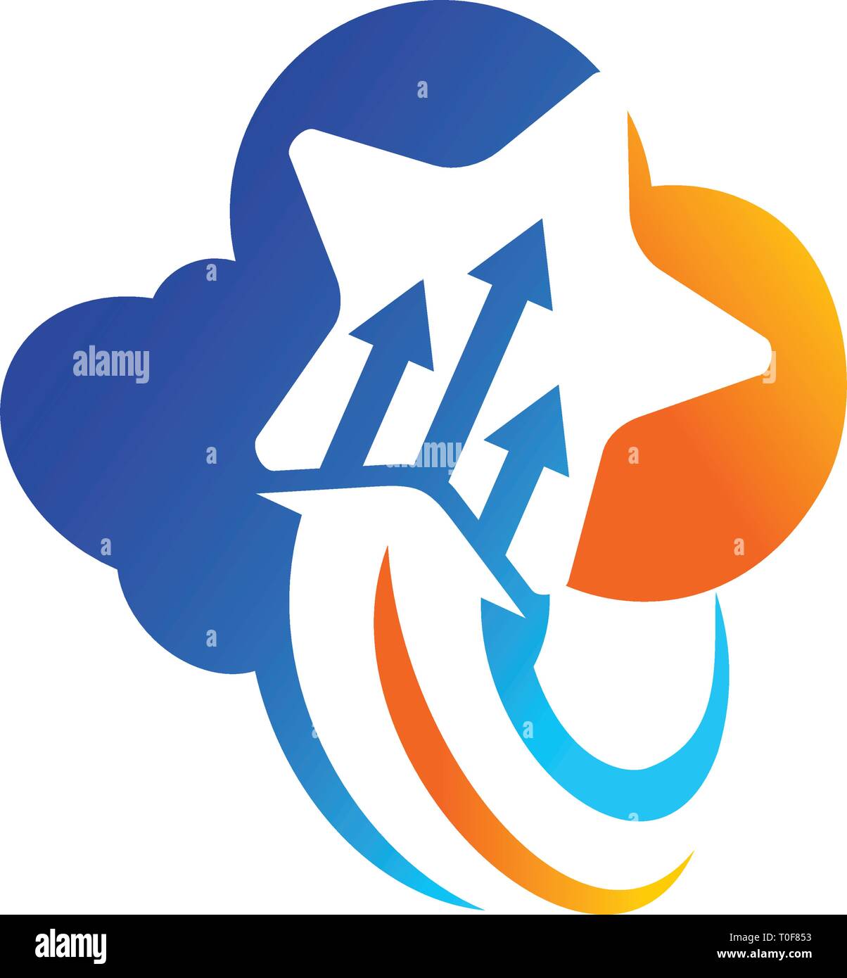 Success Star Logo Design Template Isolated Stock Vector Image & Art - Alamy