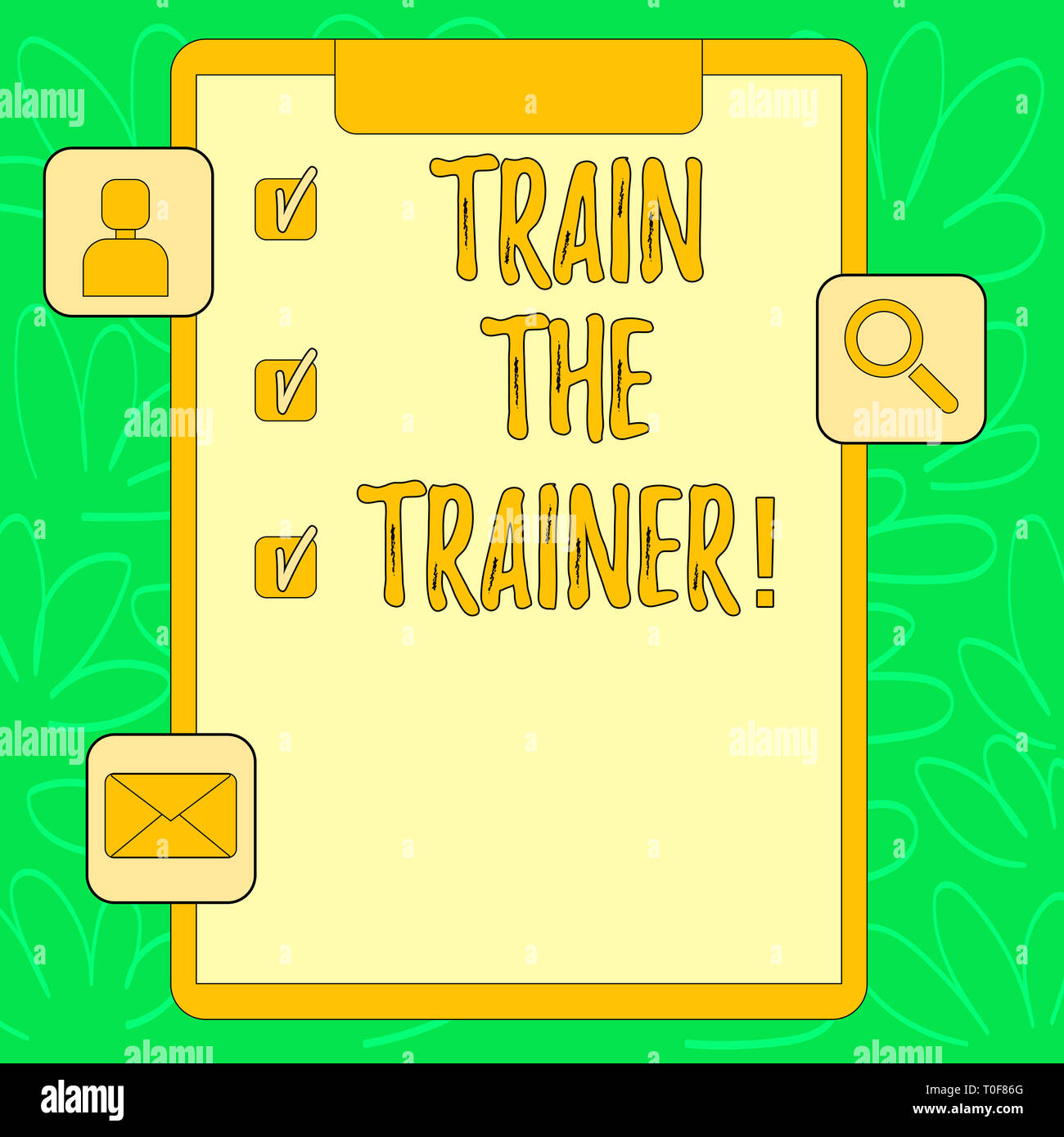 Conceptual hand writing showing Train The Trainer. Concept meaning ...