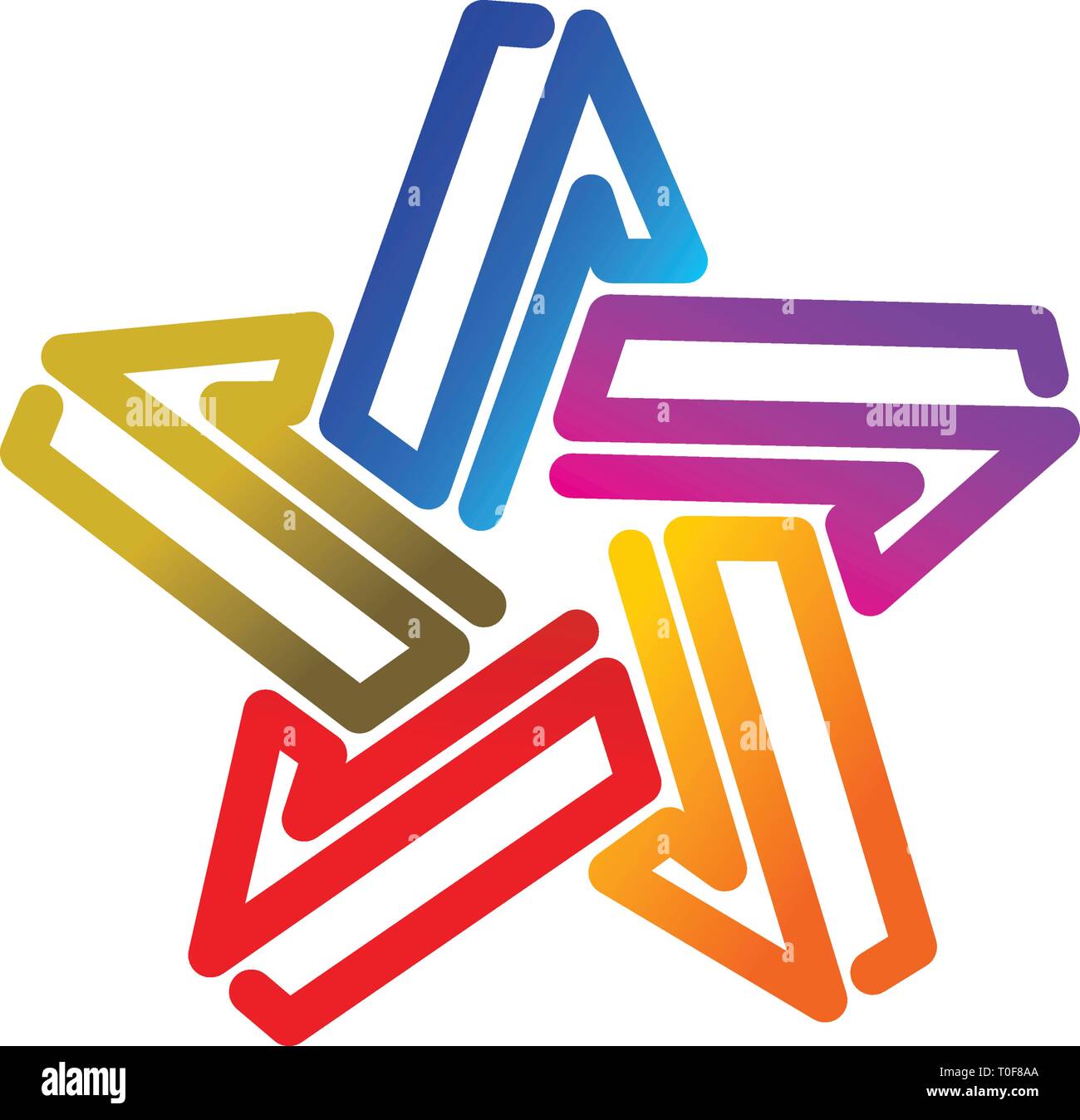 Success Star Logo Design Template Isolated Stock Vector Image & Art - Alamy
