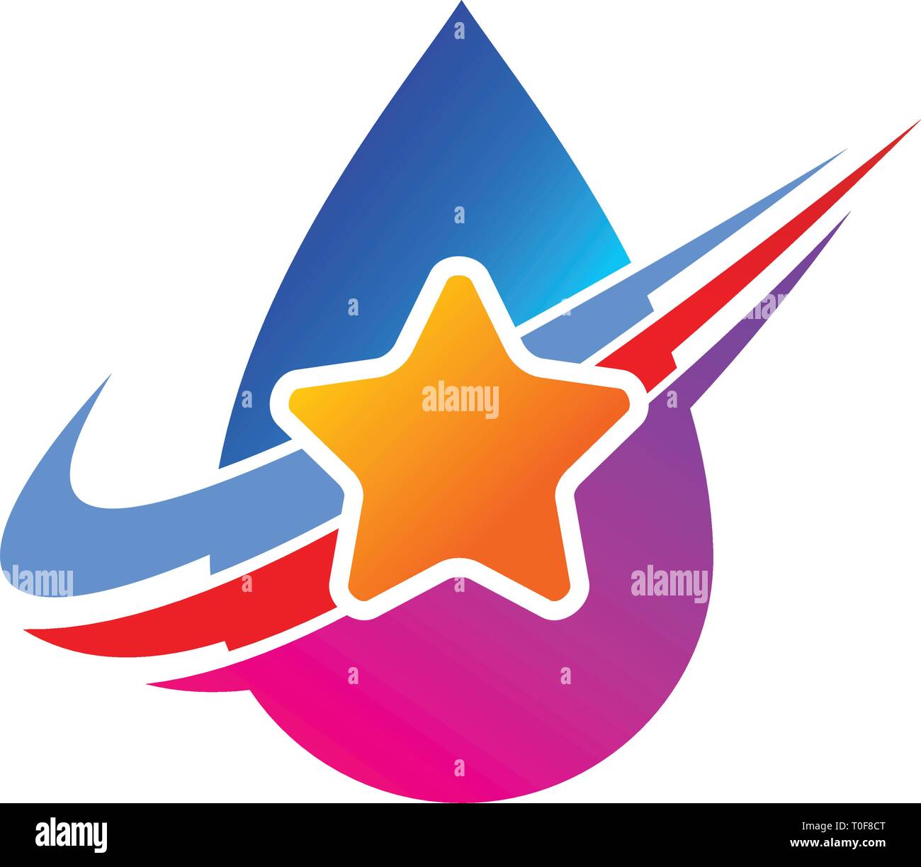 Success Star Logo Design Template Isolated Stock Vector Image & Art - Alamy