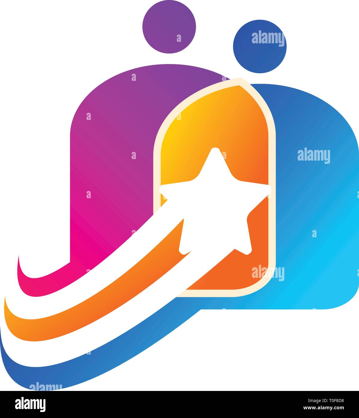 Success Star Logo Design Template Isolated Stock Vector Image & Art - Alamy