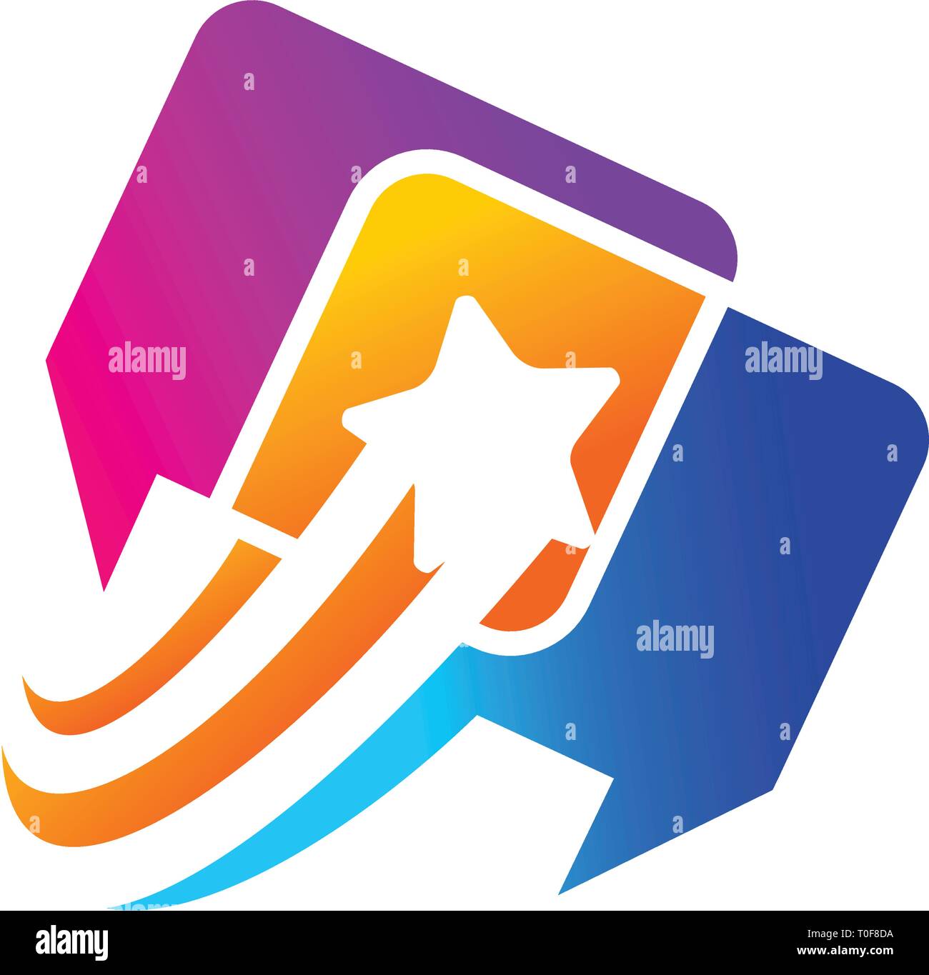 Success Star Logo Design Template Isolated Stock Vector Image & Art - Alamy