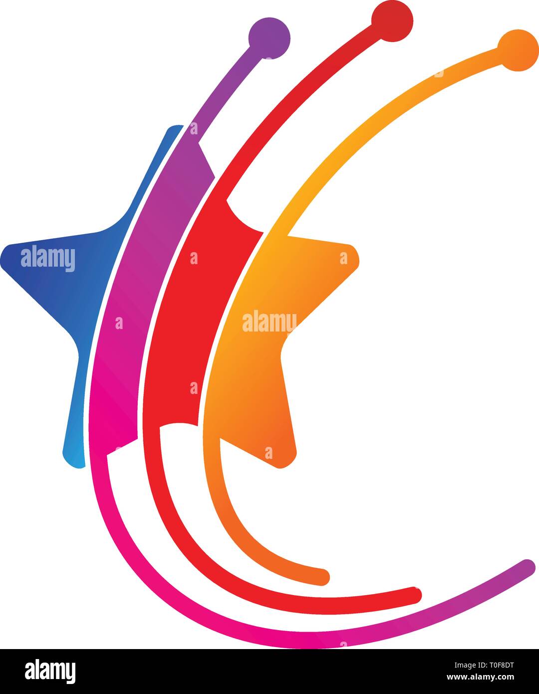 Success Star Logo Design Template Isolated Stock Vector Image & Art - Alamy