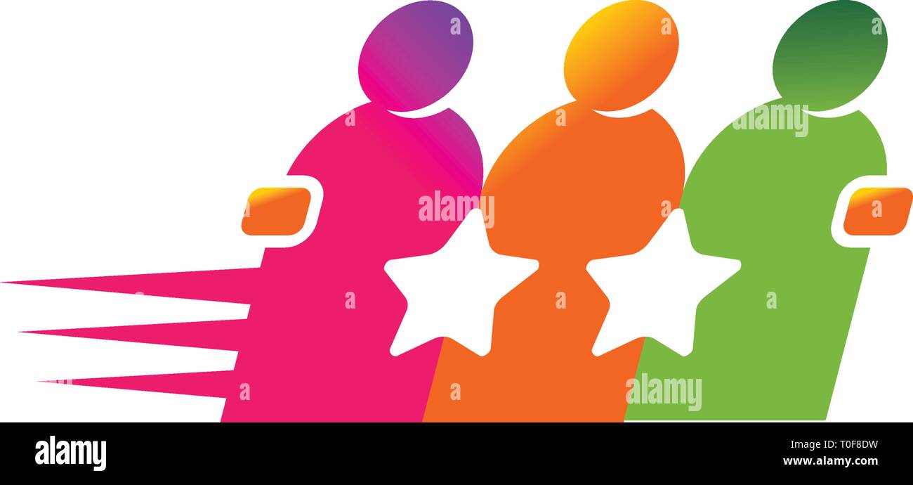 Success Star Logo Design Template Isolated Stock Vector Image & Art - Alamy