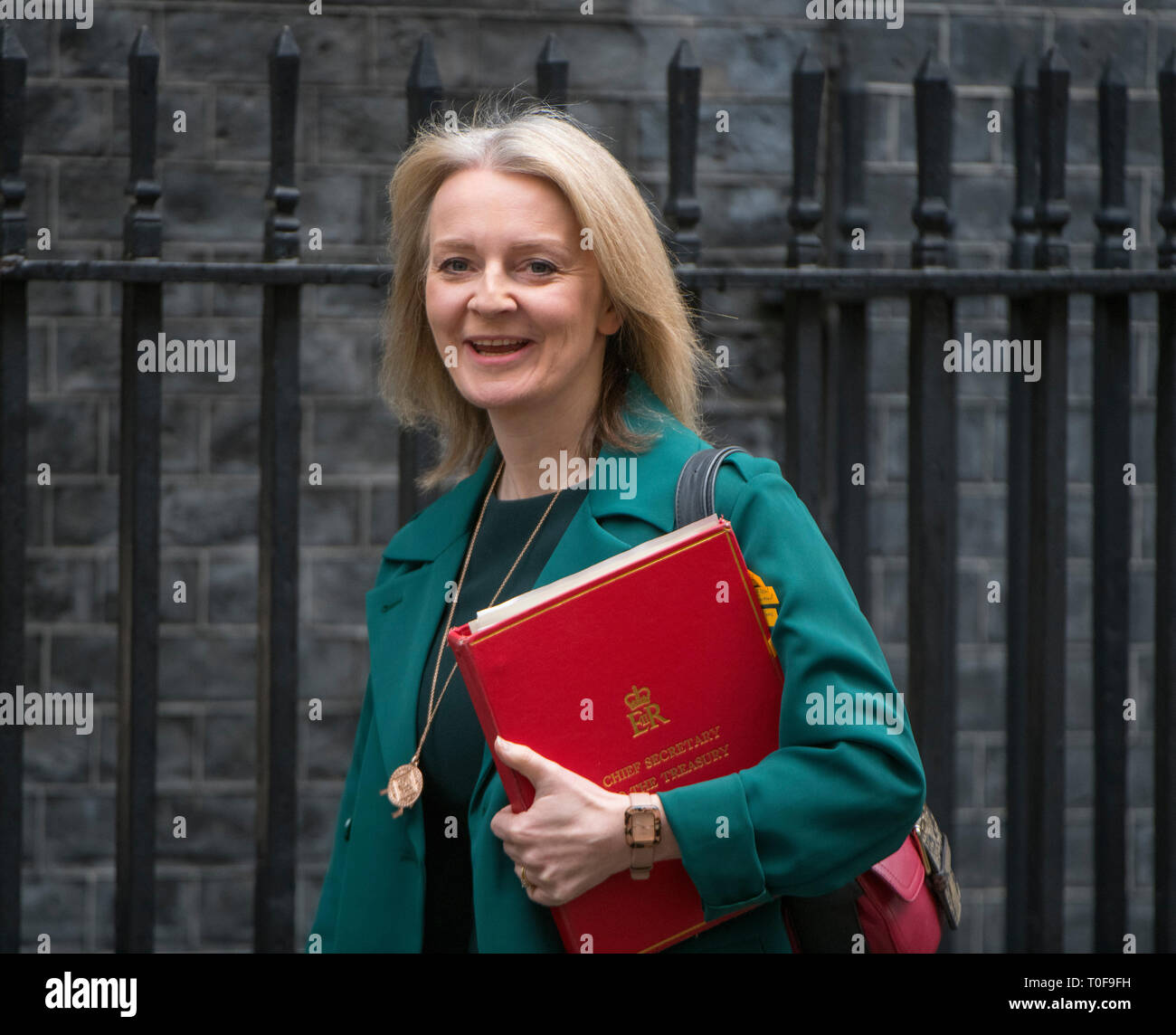 London, UK. 19th March 2019. Elizabeth Truss, Chief Secretary to the ...