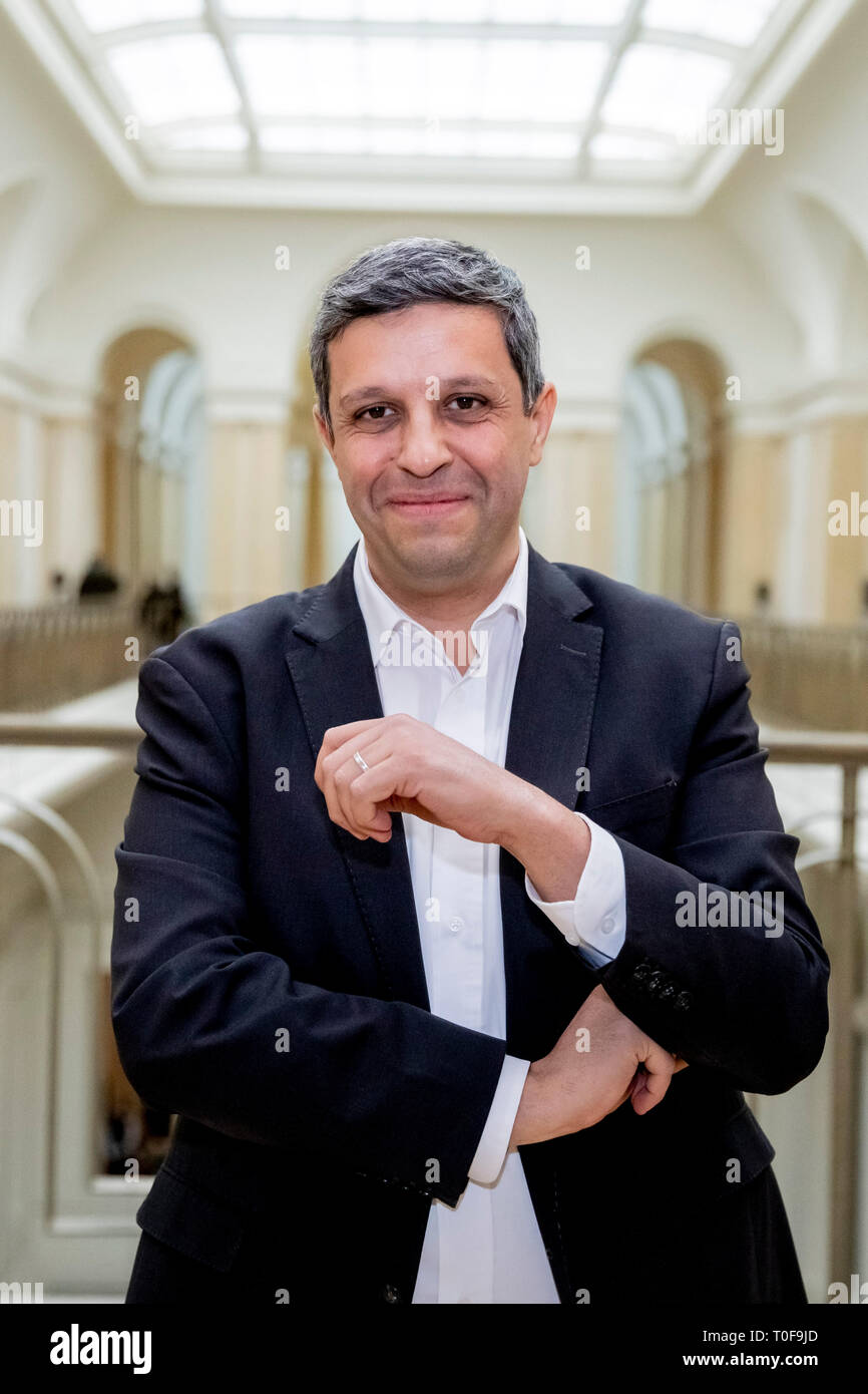 Berlin, Germany. 19th Mar, 2019. Raed Saleh, SPD faction leader in the ...