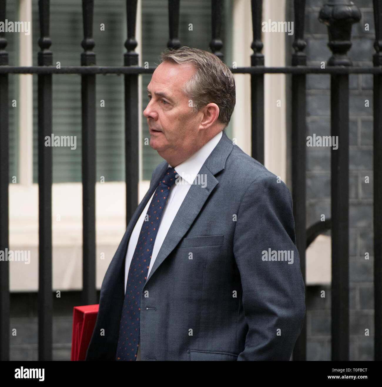 London, UK. 19th Mar 2019. Liam Fox, Secretary of State for ...