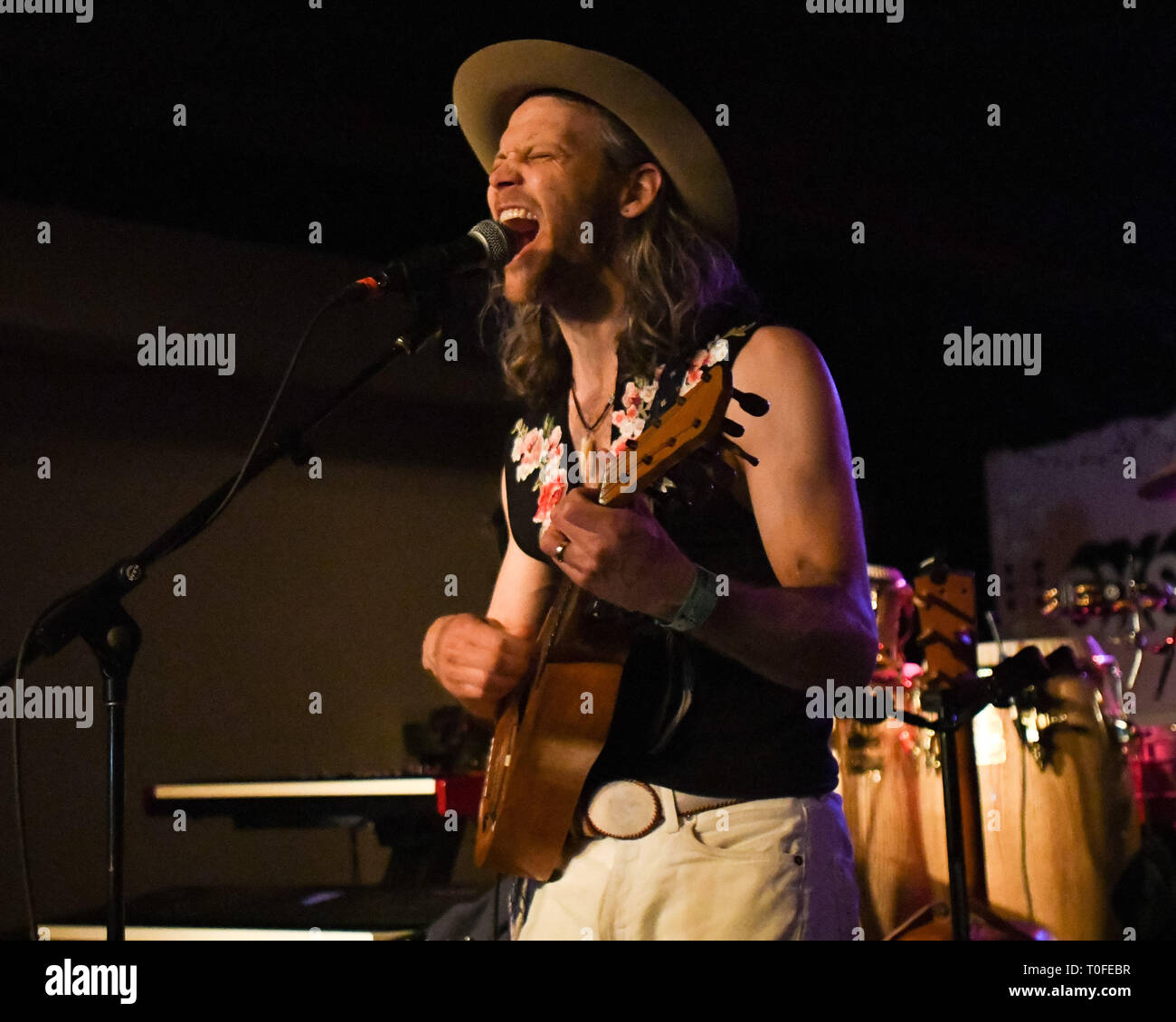 March 15, 2019 - DAVIS WAX of the band DAVID WAX MUSEUM The band DAVID ...