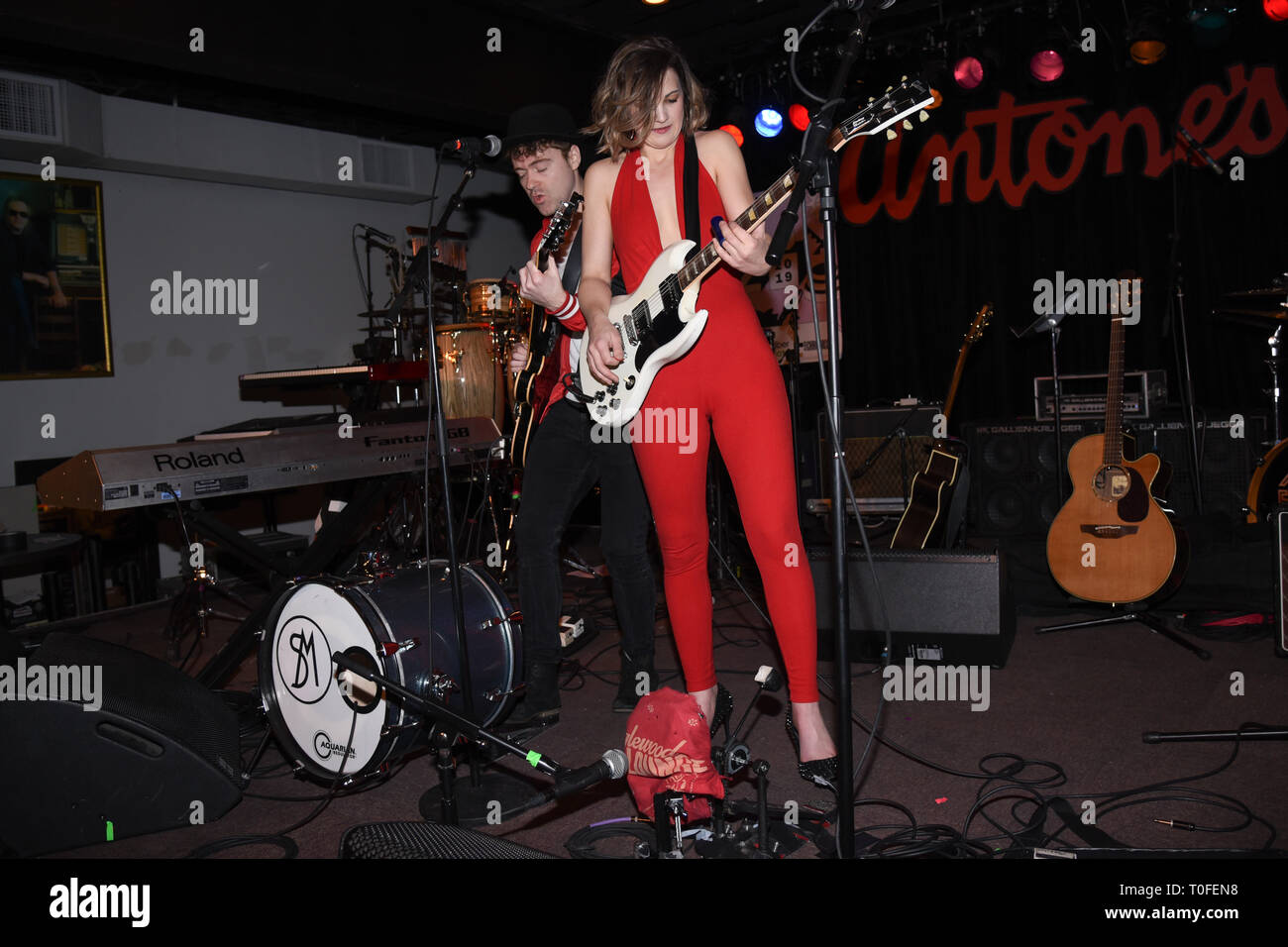 March 15, 2019 - JUSTIN DAVIS and SARAH ZIMMERMANN of Striking Matches ...