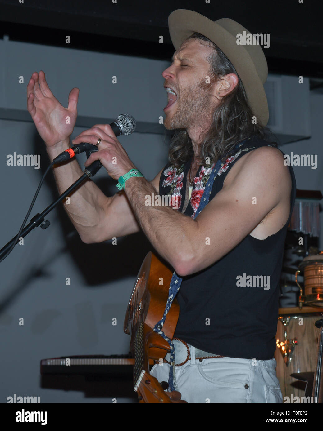 March 15, 2019 - DAVIS WAX of the band DAVID WAX MUSEUM The band DAVID ...