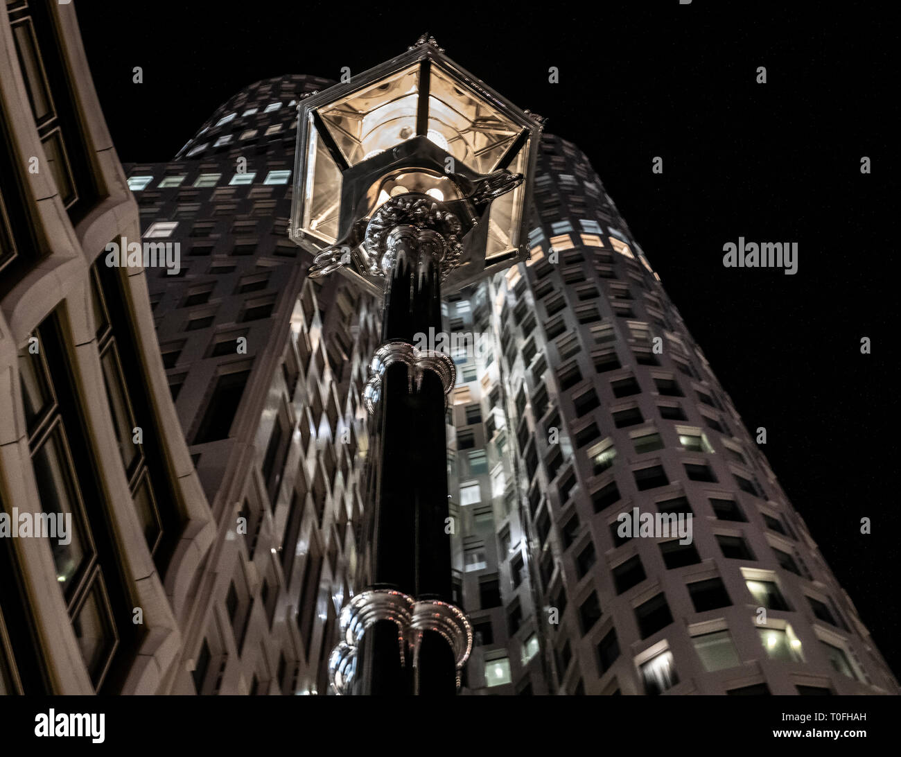 Berlin, Germany. 19th Mar, 2019. A street light stands in front of the ...