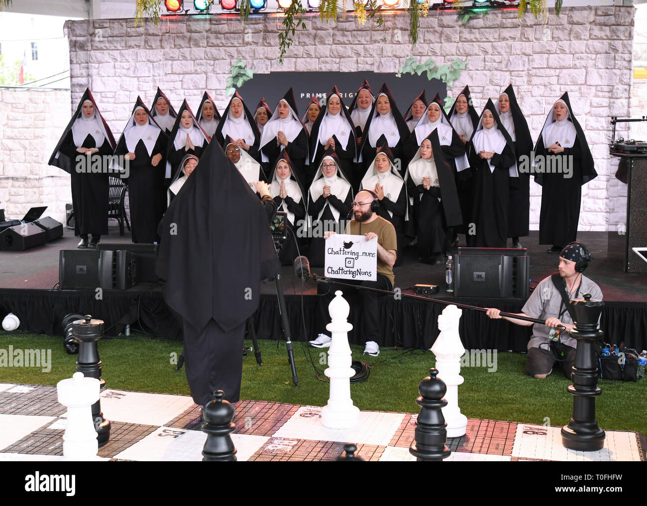 March 10, 2019 - View of a Nun choir at the Amazon Prime Video's 'Good ...
