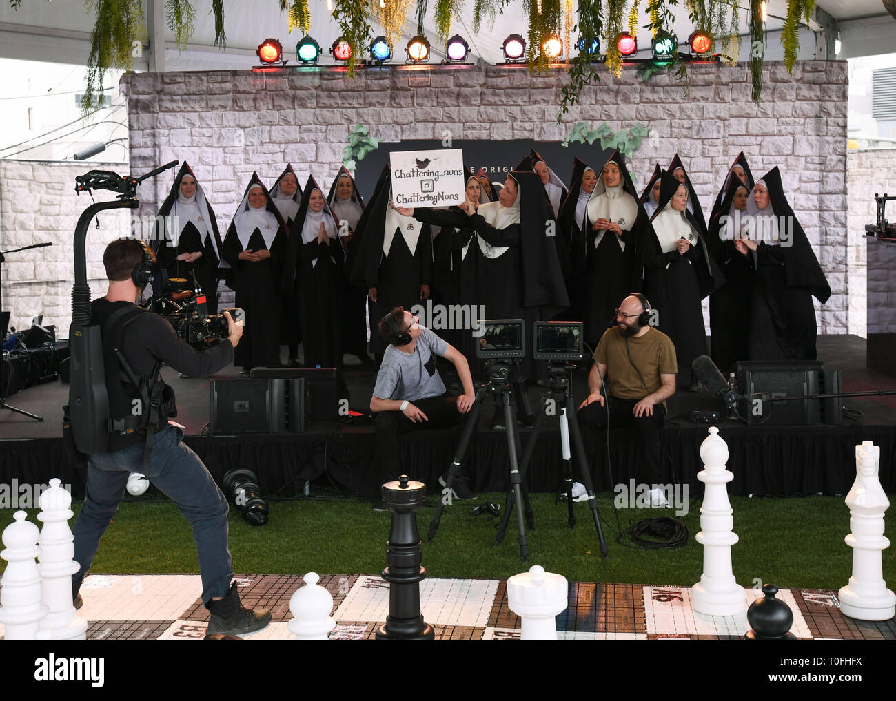 March 10, 2019 - View of a Nun choir at the Amazon Prime Video's 'Good ...
