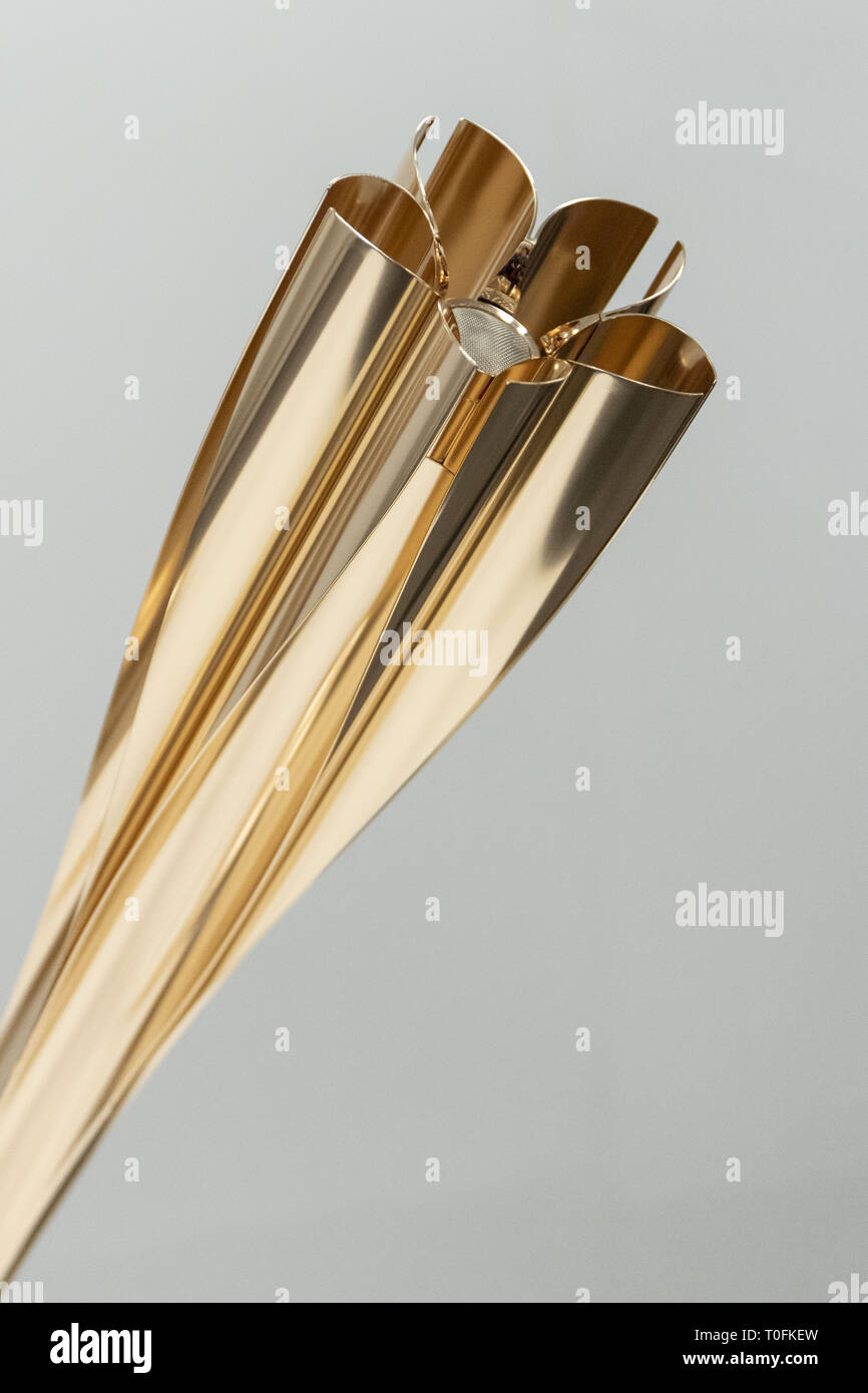 Tokyo, Japan. 20th Mar, 2019. The Tokyo 2020 Olympic Torch is unveiled ...