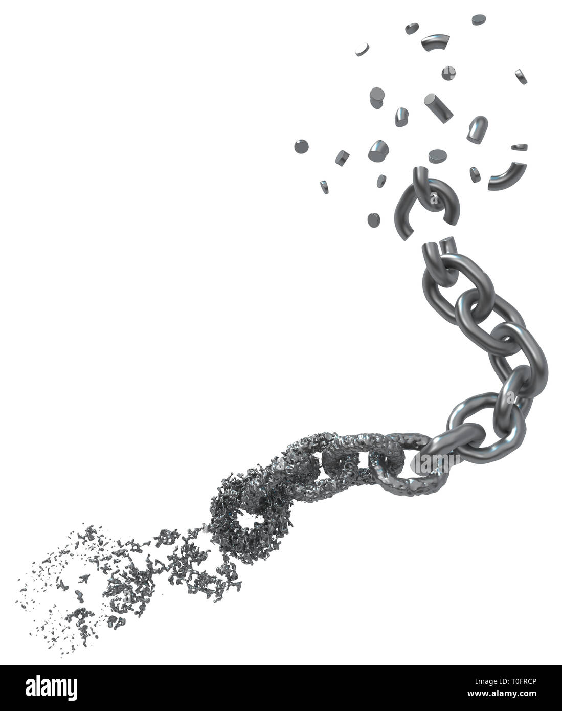 Chain segment hi-res stock photography and images - Alamy