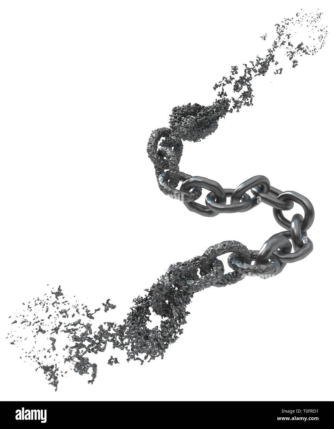 Disintegrate horizontal Cut Out Stock Images & Pictures - Alamy