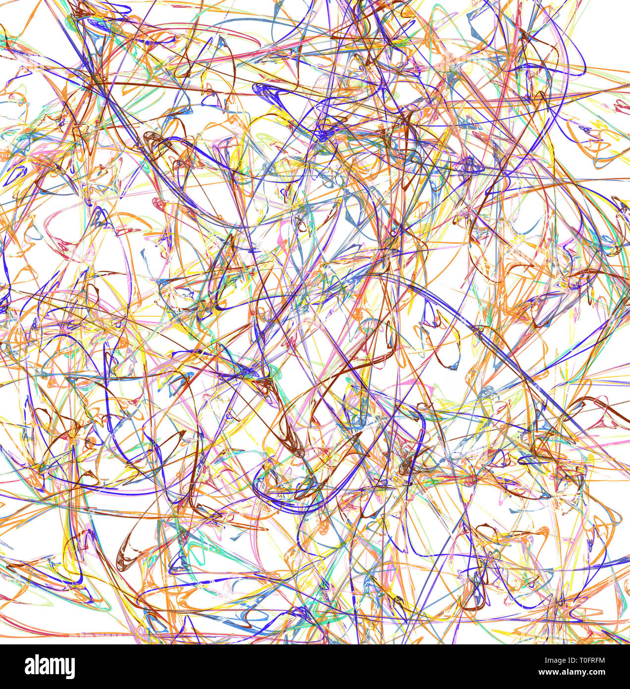 Paint streak mix artistic colors abstract, square, over white Stock ...