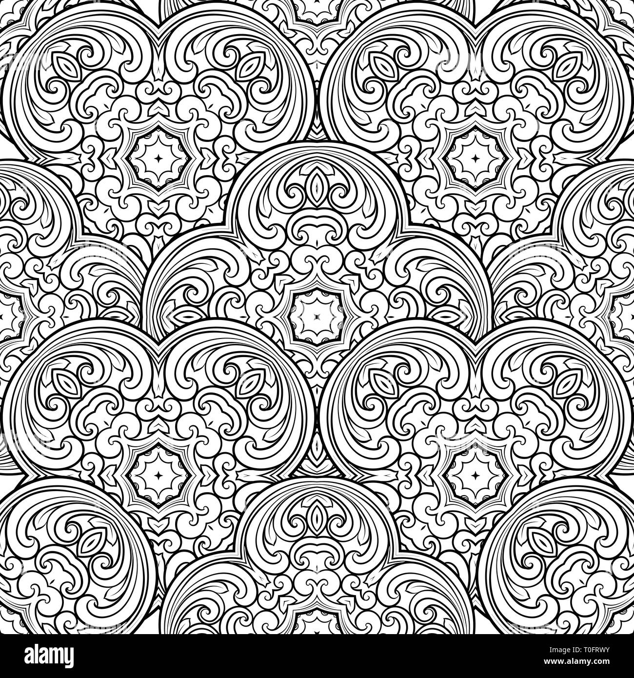 Arabesque structure Black and White Stock Photos & Images - Alamy