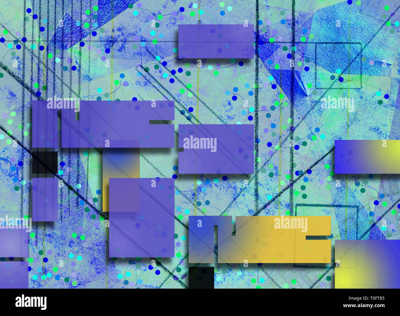 Dynamic arrangement abstract figures hi-res stock photography and ...