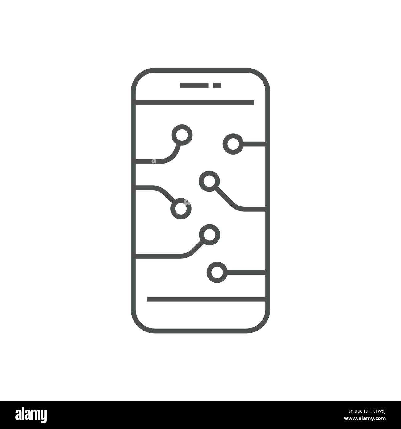 Smart chip protection Stock Vector Images - Alamy