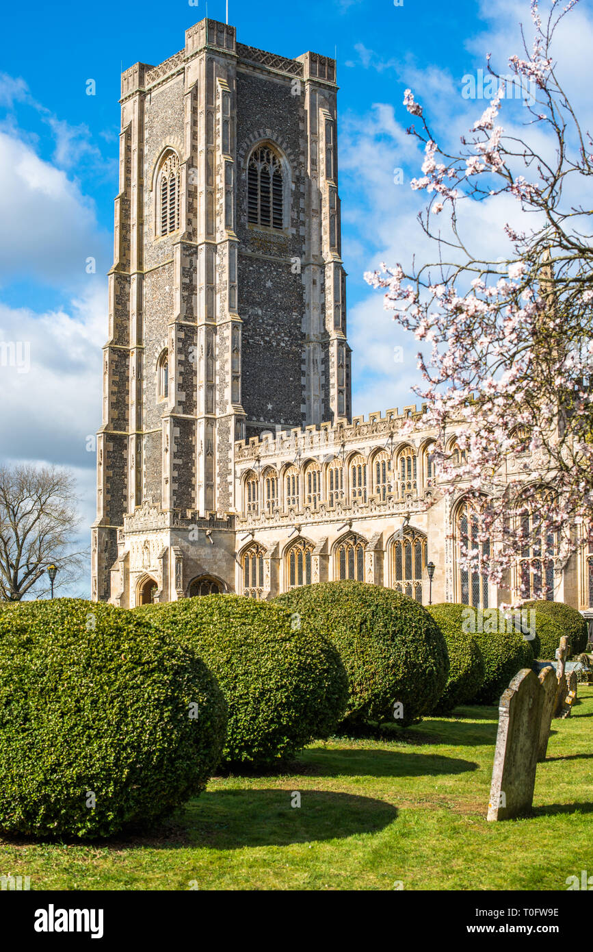 St Peter and St Paul's Parish Church, Lavenham village, Suffolk ...