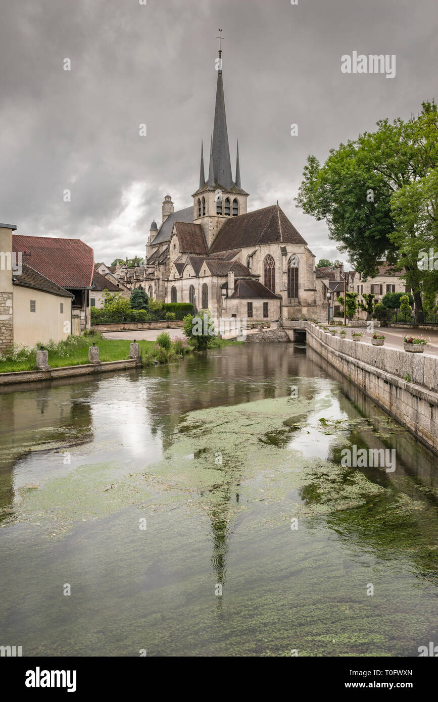 Champagne france view village church hi-res stock photography and ...