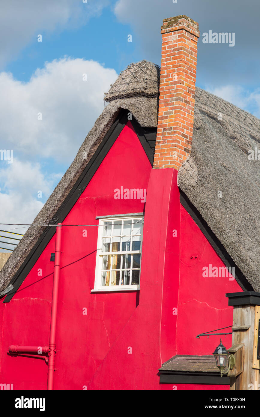Old thatched cottages in picturesque hi-res stock photography and ...