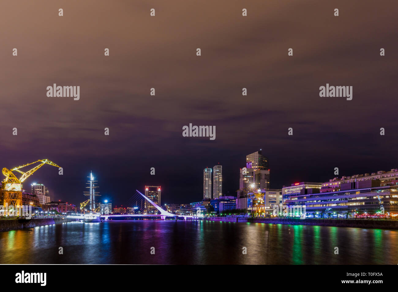 Buenos Aires Cityscape, Capital City of Argentina, Puerto Madero ...