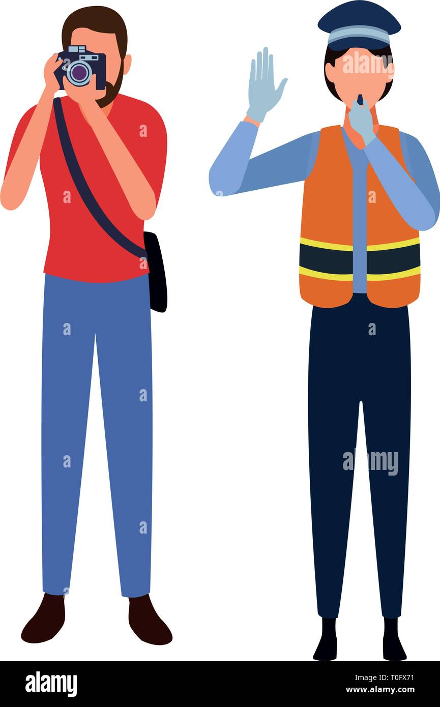 Jobs and professions avatars Stock Vector Image & Art - Alamy