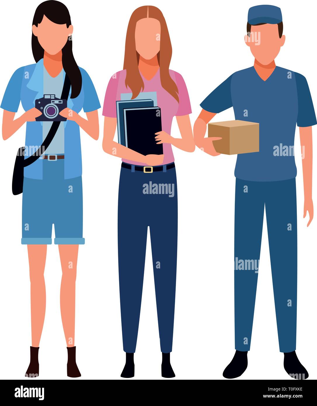 Jobs and professions avatars Stock Vector Image & Art - Alamy