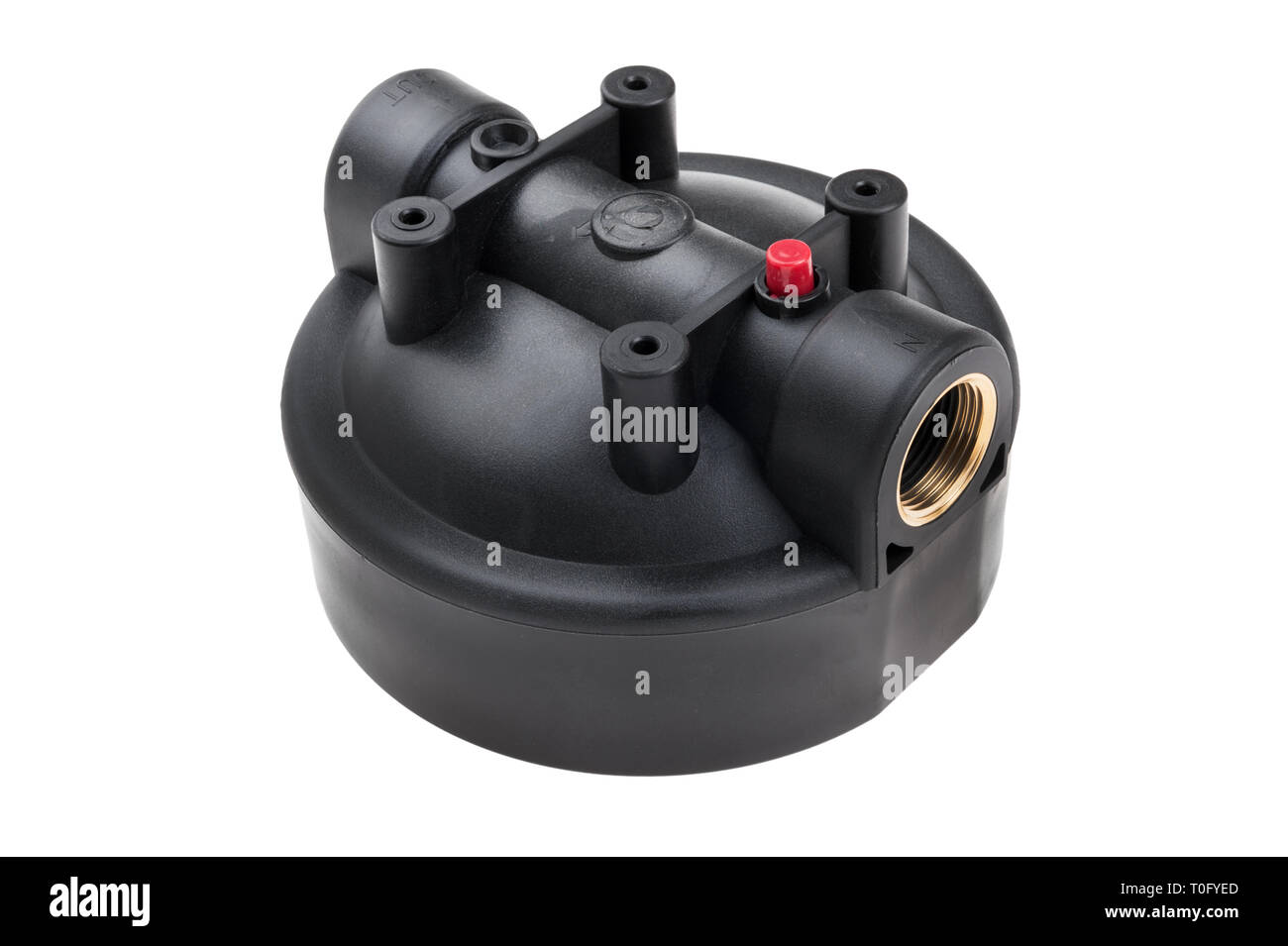 cap filter for clean drinking water isolated on white background Stock ...