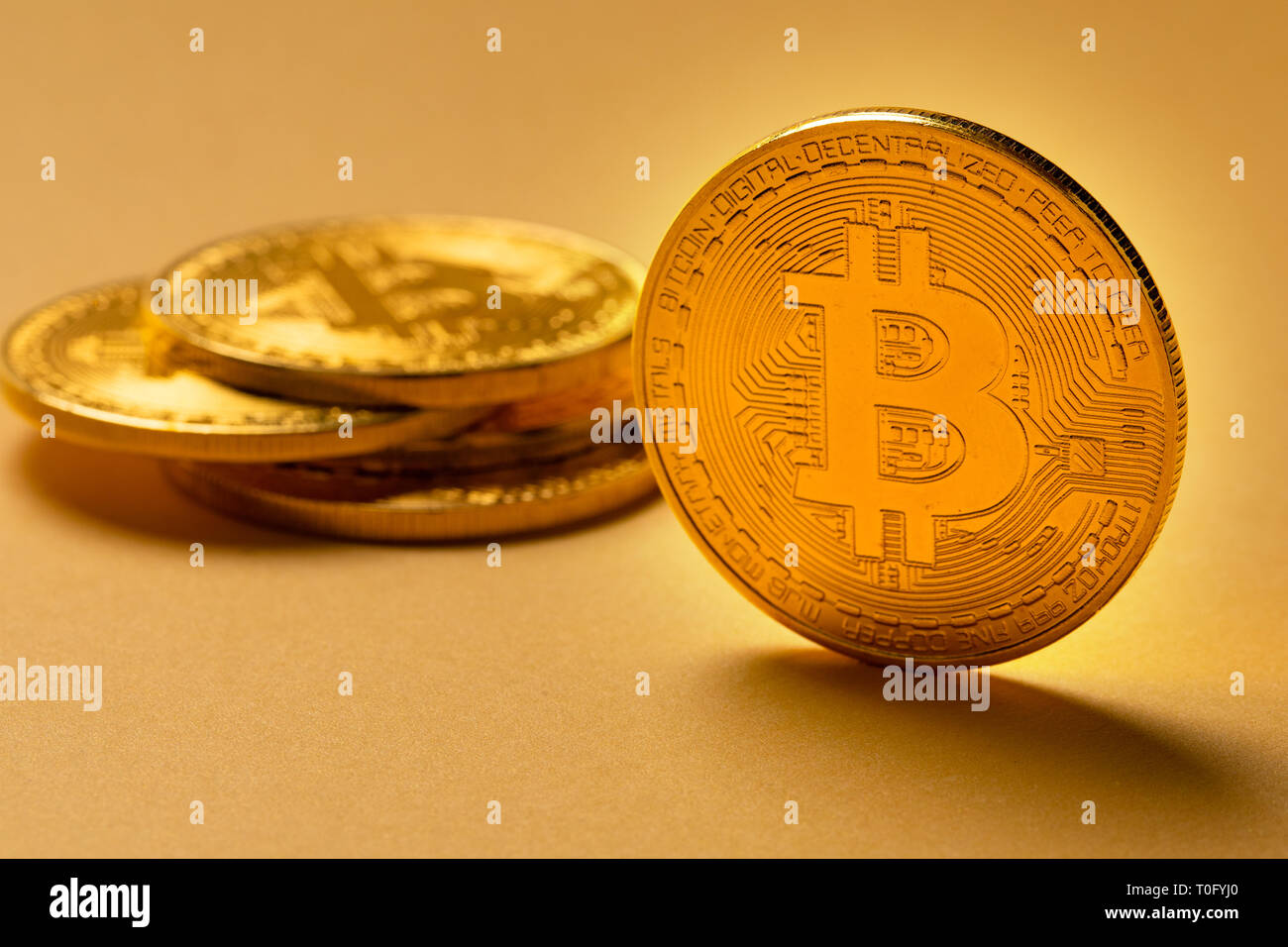 Cryptocurrency coins hi-res stock photography and images - Alamy