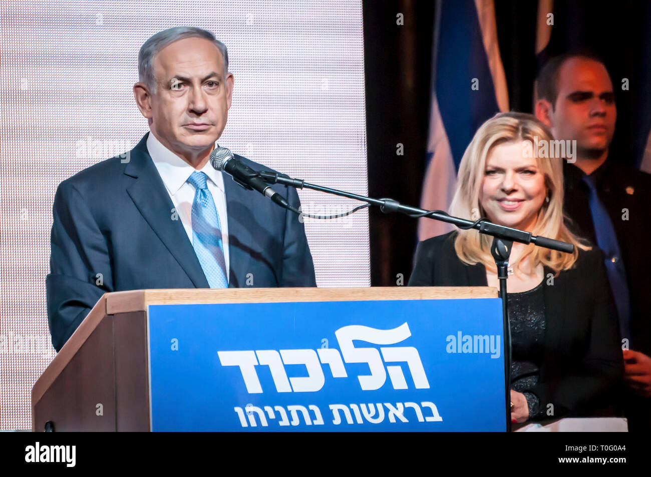 Netanyahu likud party hi-res stock photography and images - Alamy