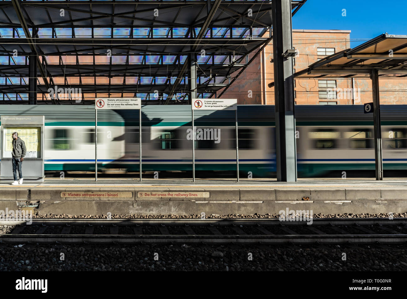 Parma train station Stock Photo - Alamy