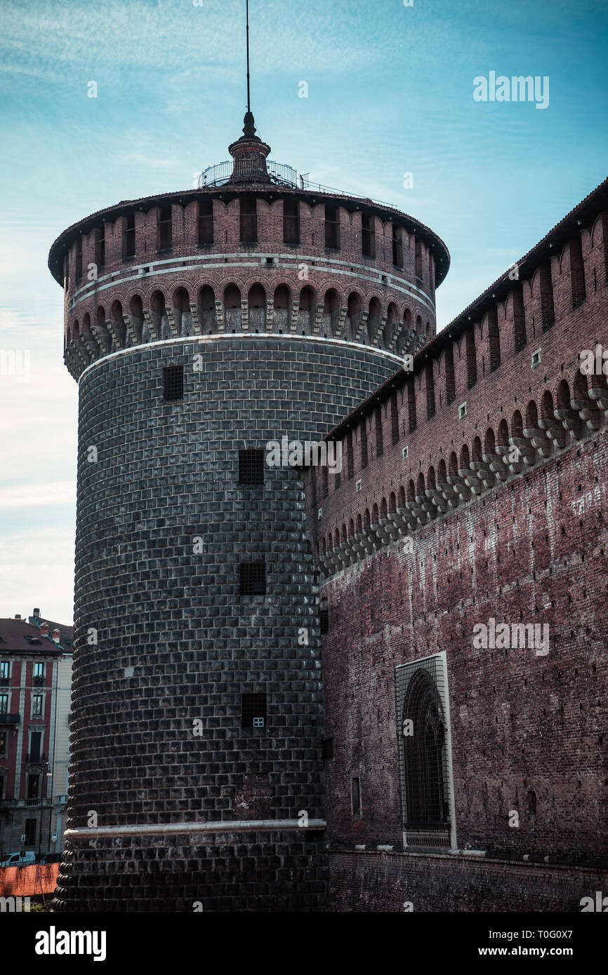 Milan Clock Tower Palace High Resolution Stock Photography and Images ...