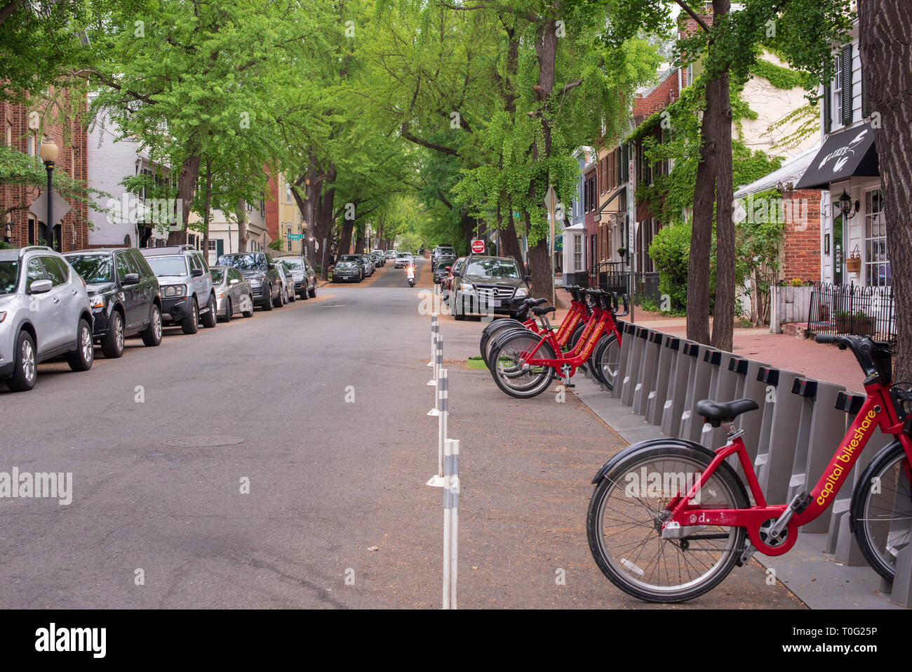 Georgetown neighborhood row houses hi-res stock photography and images ...