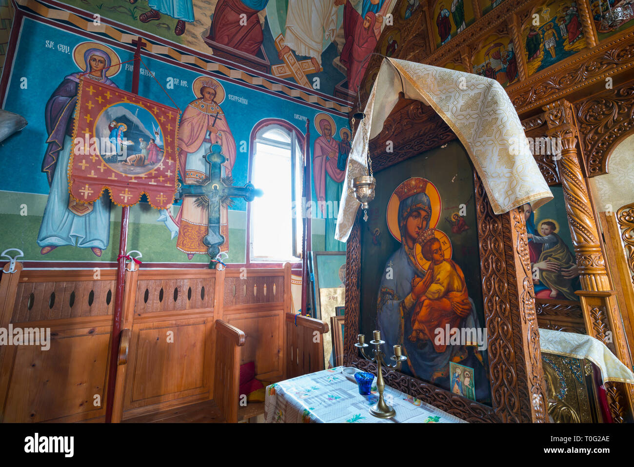 Orthodox Catholic Church, Comuna C.A. Rosetti, Tulcea, Danube Delta ...
