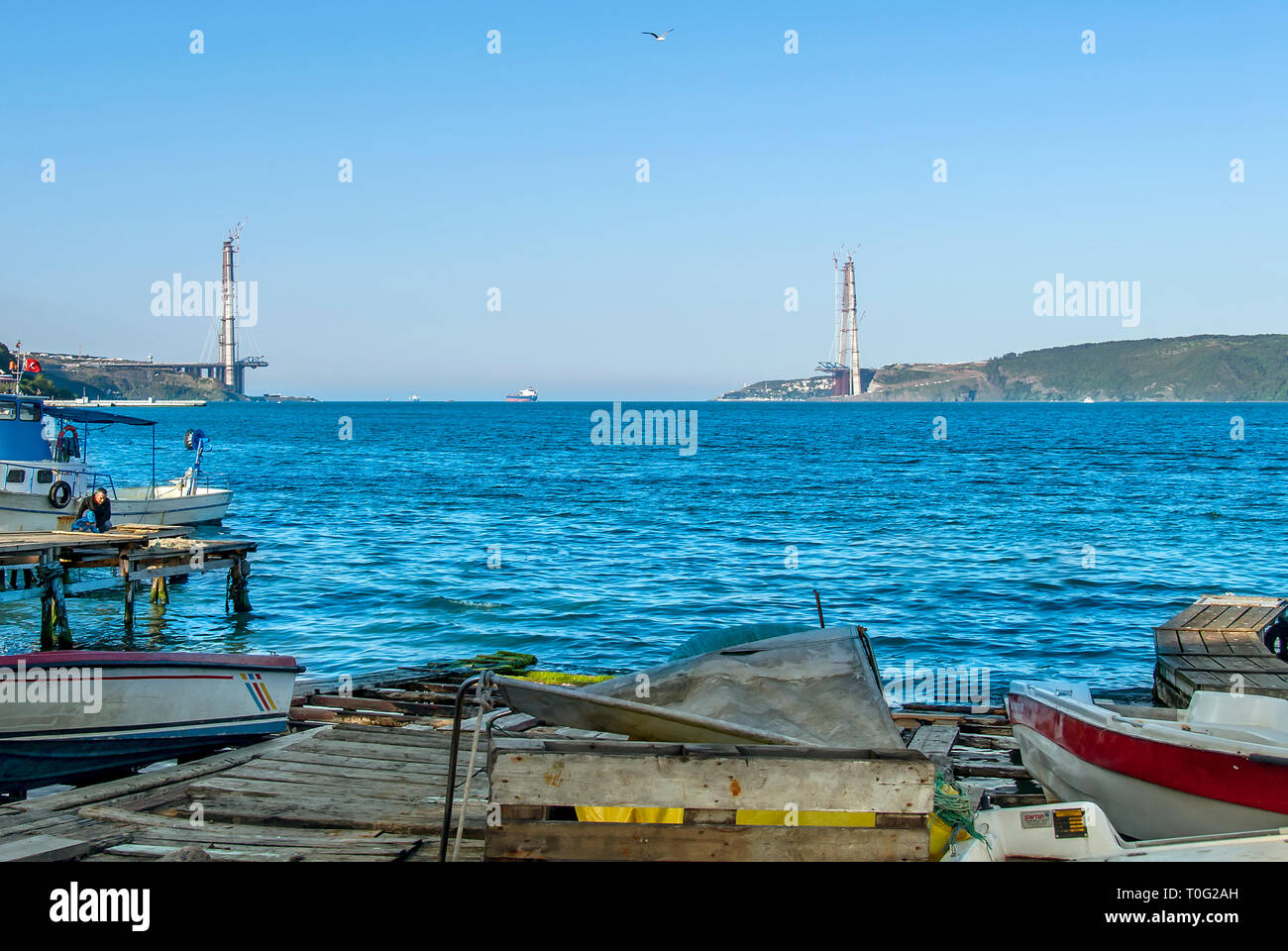 Istanbul, Turkey, 09 May 2015: Rumeli Kavagi Stock Photo - Alamy