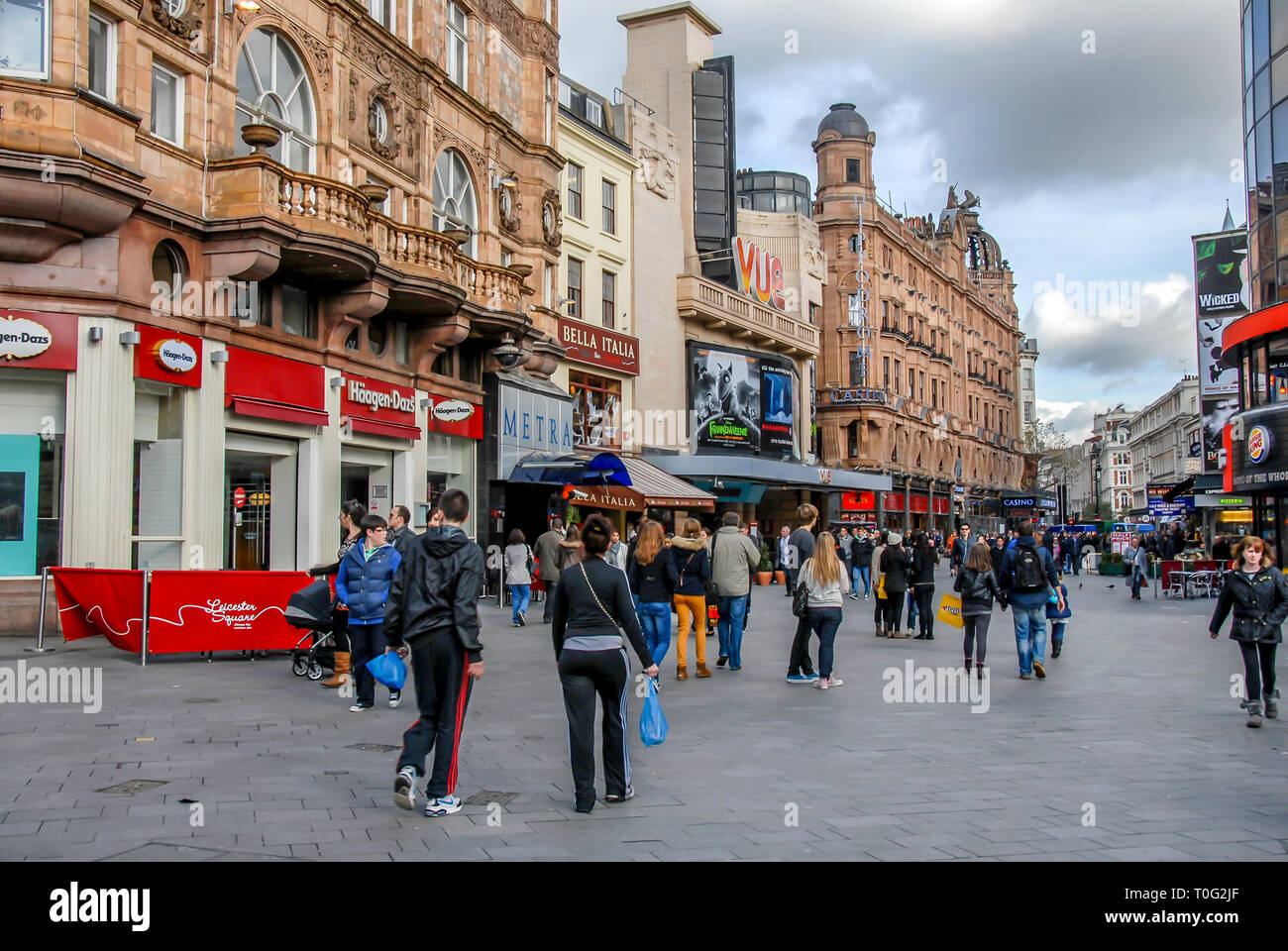 London, UK, 30 October 2012: Piccadilly Circus Street View Stock Photo ...