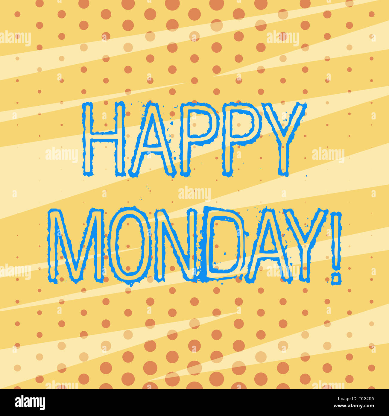 Handwriting text Happy Monday. Conceptual photo telling that ...