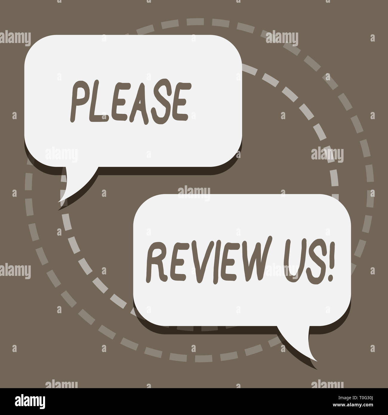 Writing note showing Please Review Us. Business concept for situation ...